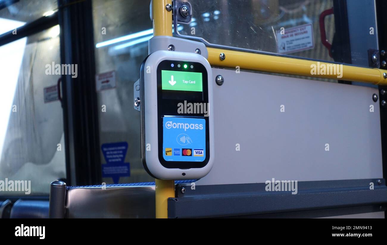 Compass paying system machine hi-res stock photography and images - Alamy