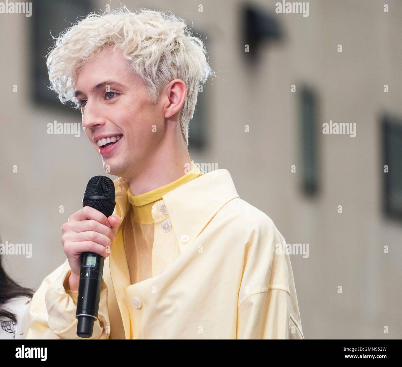 Troye Sivan performs on NBC's Today show at Rockefeller Plaza on Monday ...