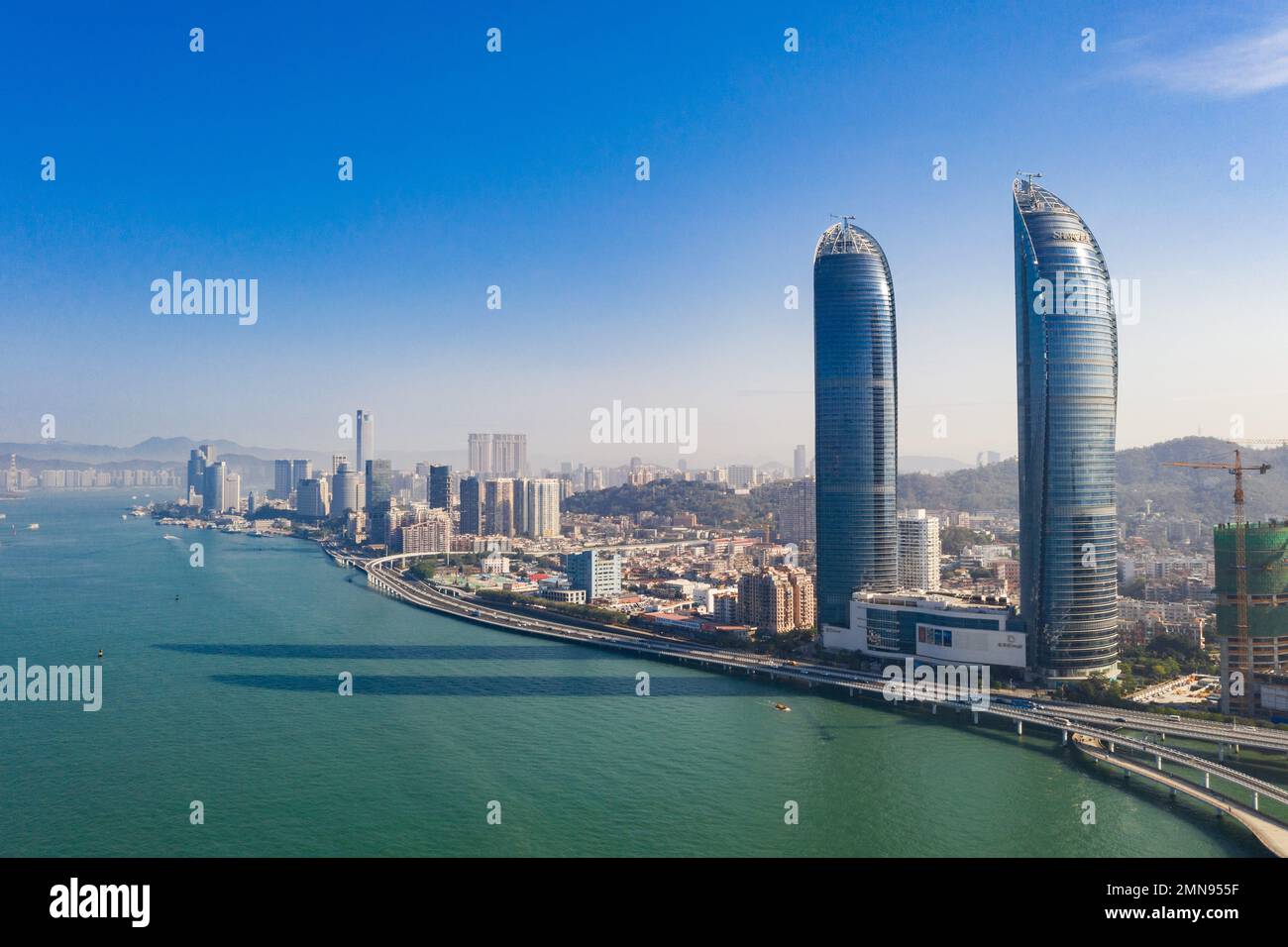 Shimao channel building hi-res stock photography and images - Alamy