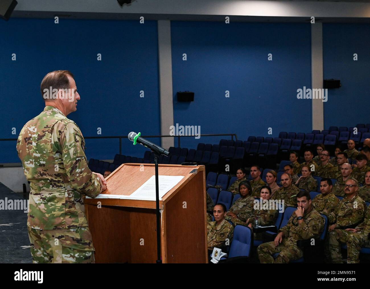 U.S. Air Force Maj. Gen. Corey Martin, 18th Air Force Commander ...