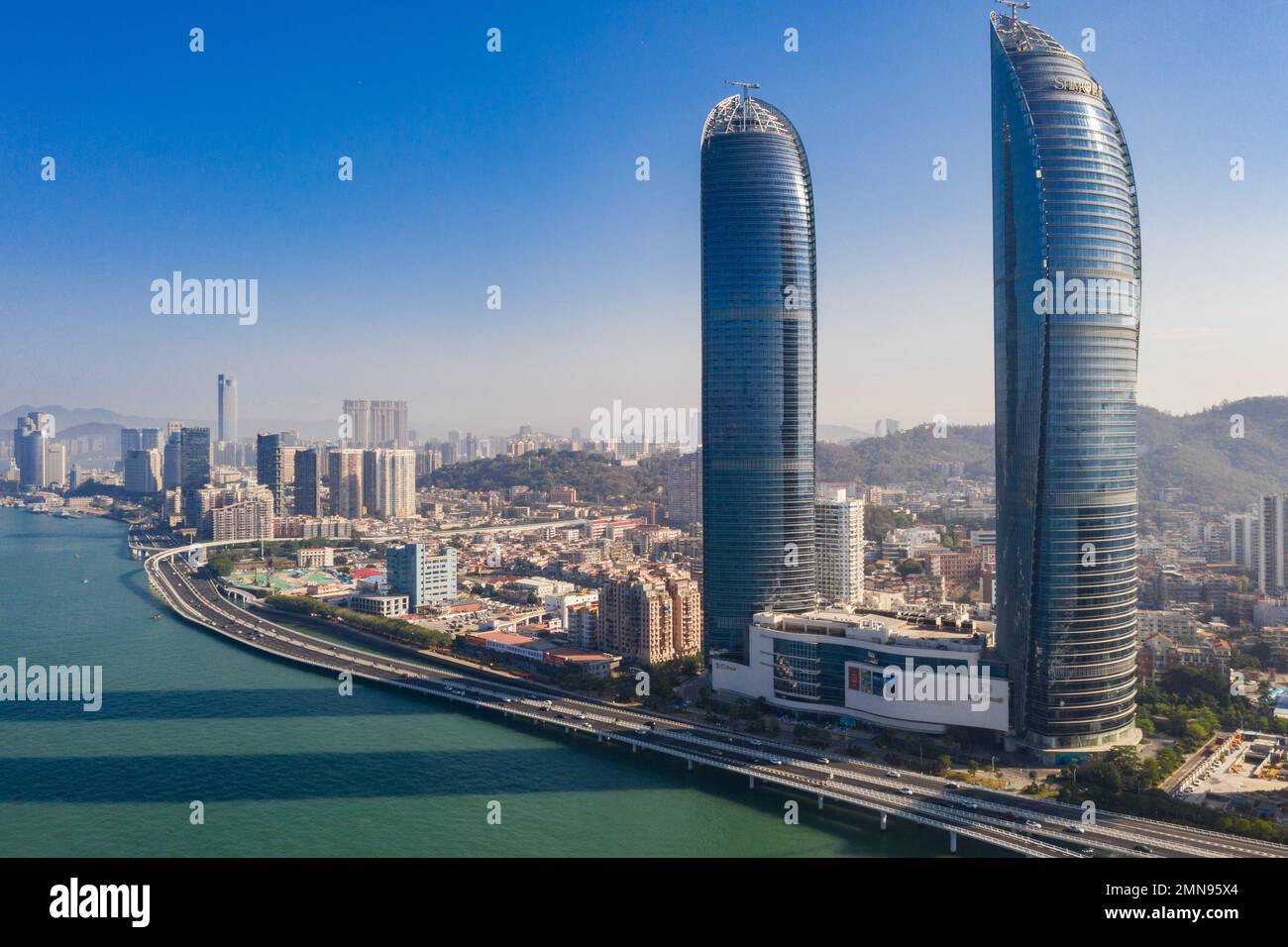 Shimao channel building hi-res stock photography and images - Alamy