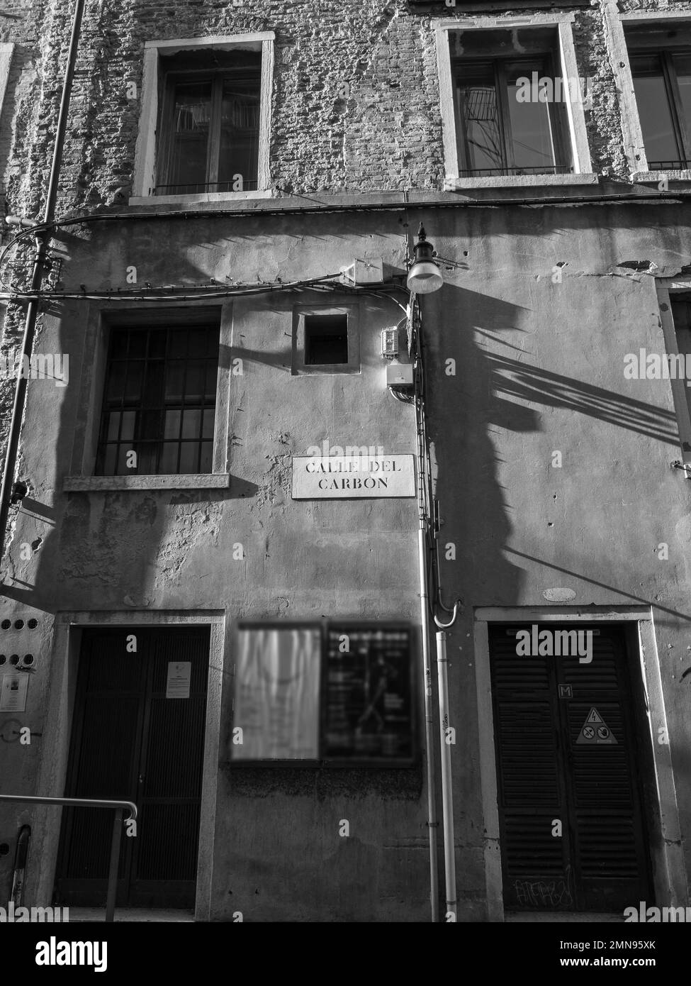 Front view europa building Black and White Stock Photos & Images - Alamy