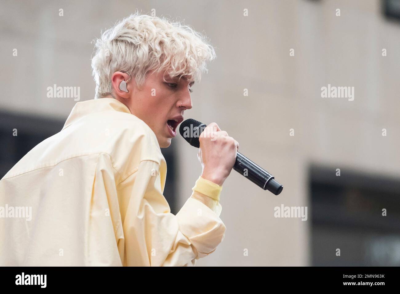 Troye Sivan performs on NBC's Today show at Rockefeller Plaza on Monday ...