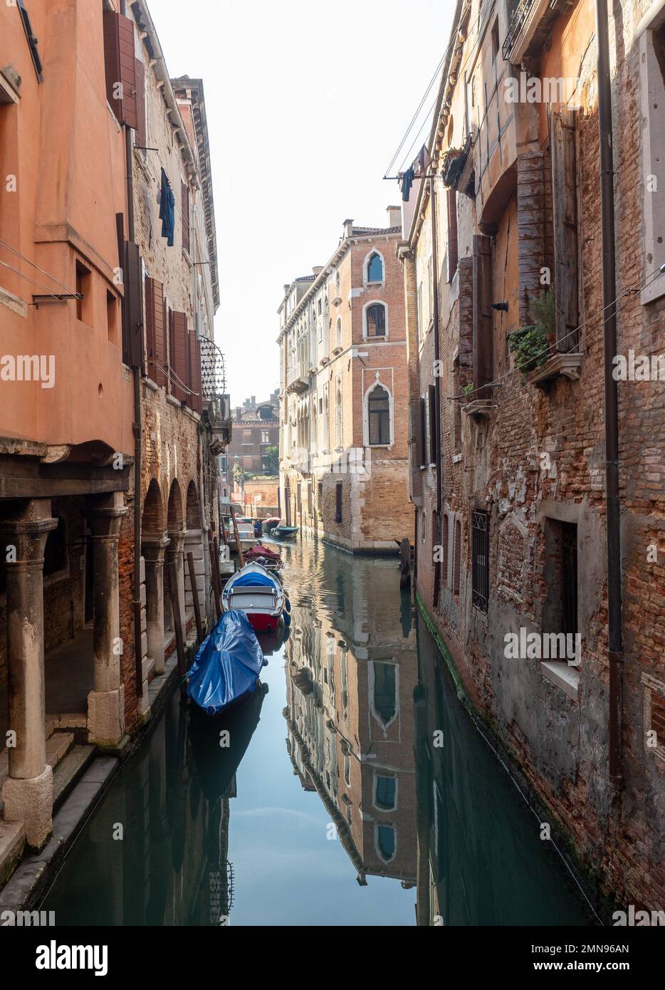Small passage on a small canal in venice hi-res stock photography and ...
