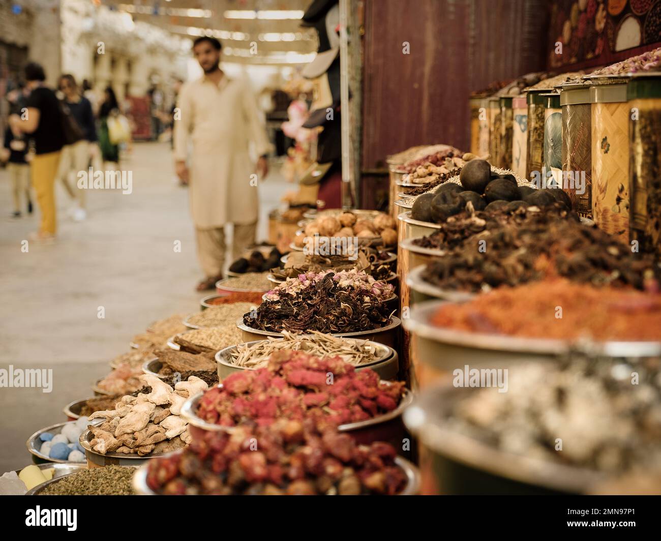 Arabic Spices at the market Stock Photo - Alamy