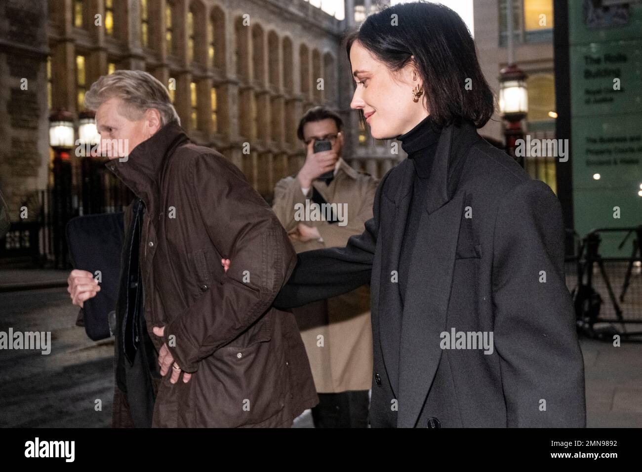 London, UK. 30 January 2023. Actress Eva Green leaves the Rolls ...