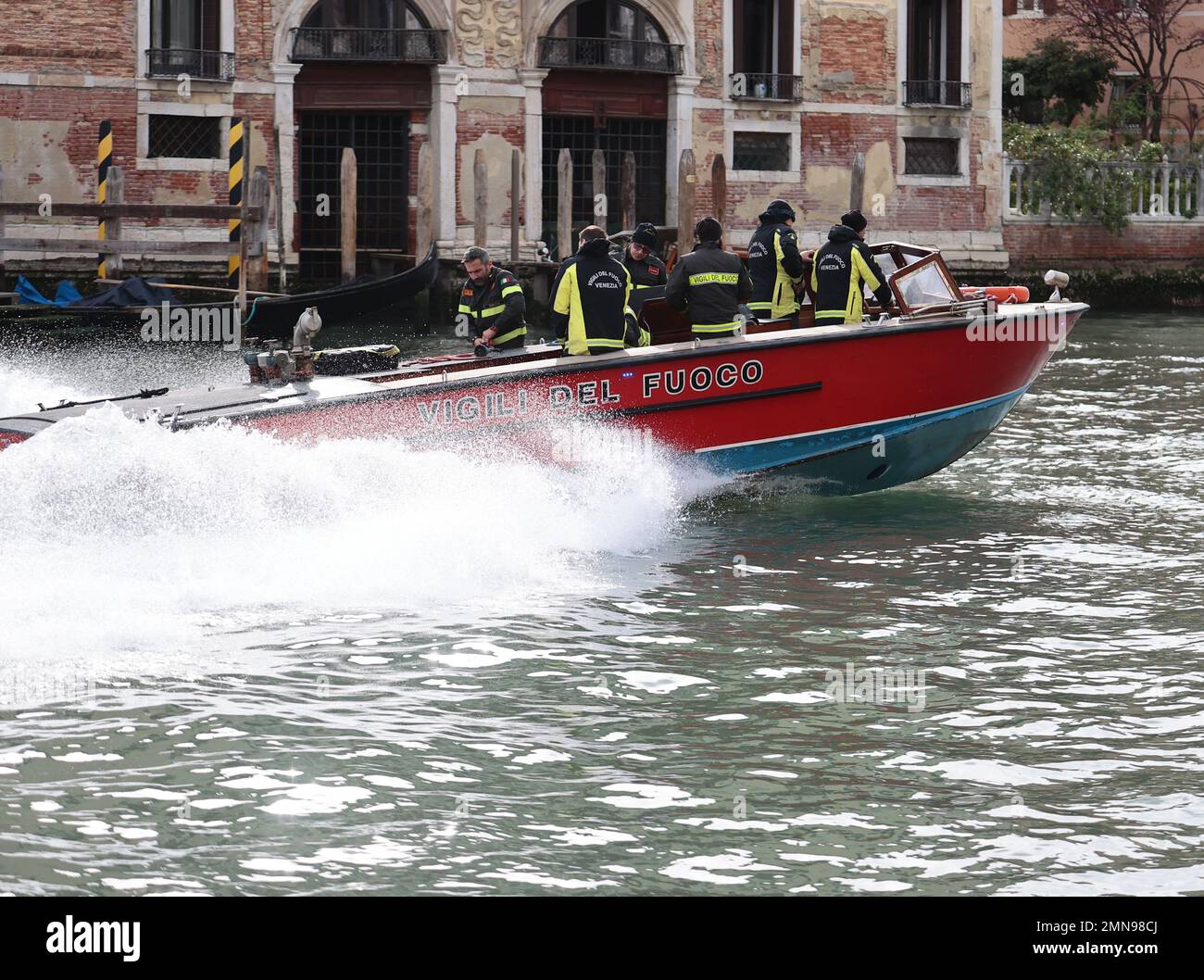 Firefighters in Venice Stock Photo - Alamy