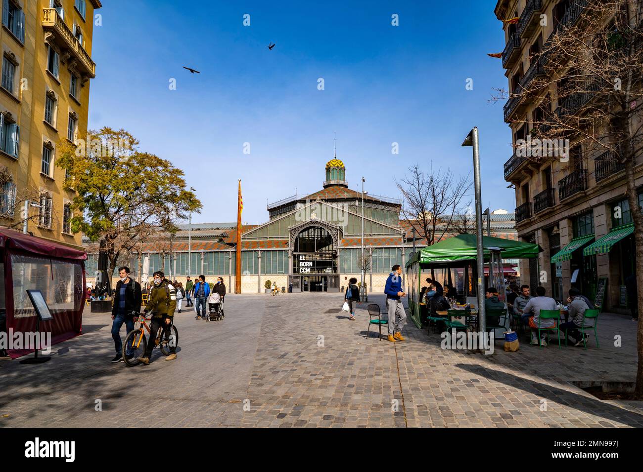 Mercat del Born, El Born, Barcelona, Catalonia, Spain, designed Antoni ...