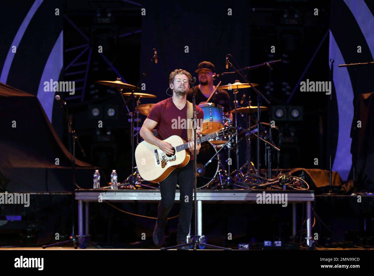 Brandon Lay performs during the Trip Around The Sun Tour at Mercedes ...