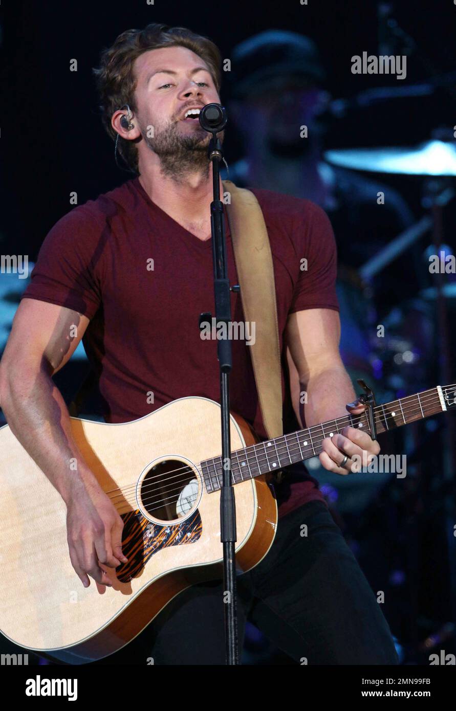 Brandon Lay performs during the Trip Around The Sun Tour at Mercedes ...