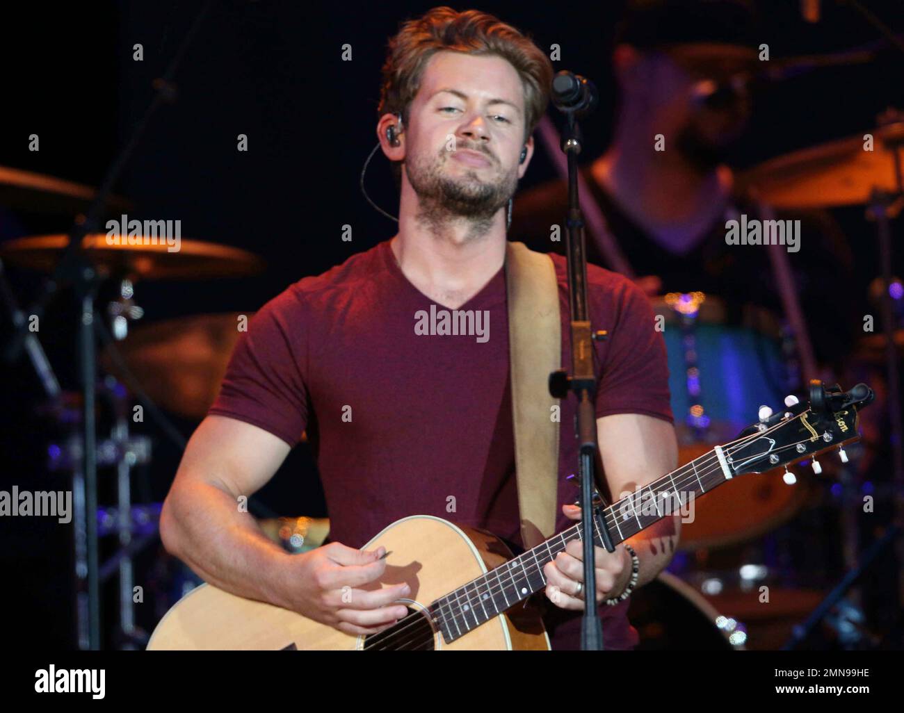 Brandon Lay performs during the Trip Around The Sun Tour at Mercedes ...
