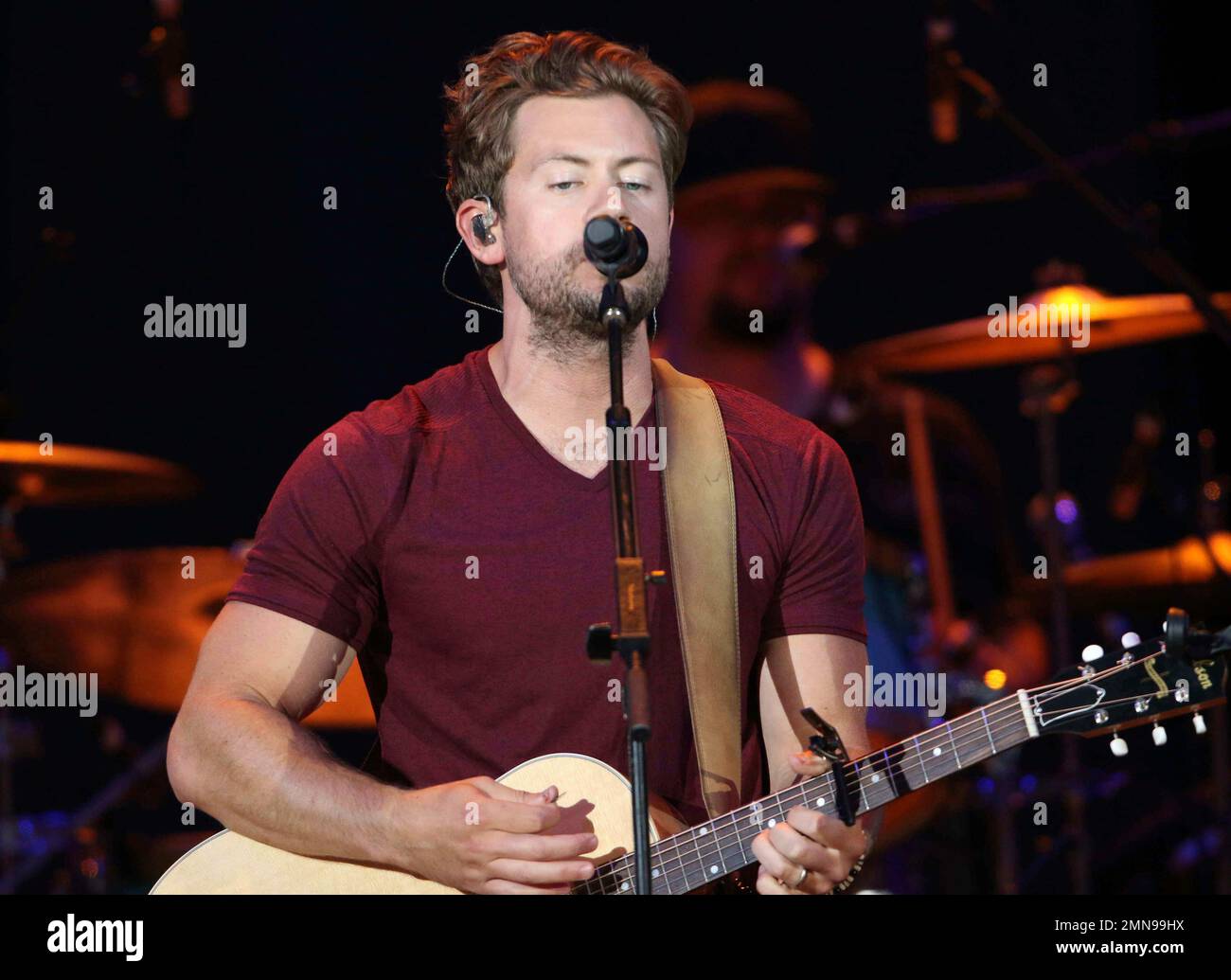 Brandon Lay performs during the Trip Around The Sun Tour at Mercedes ...