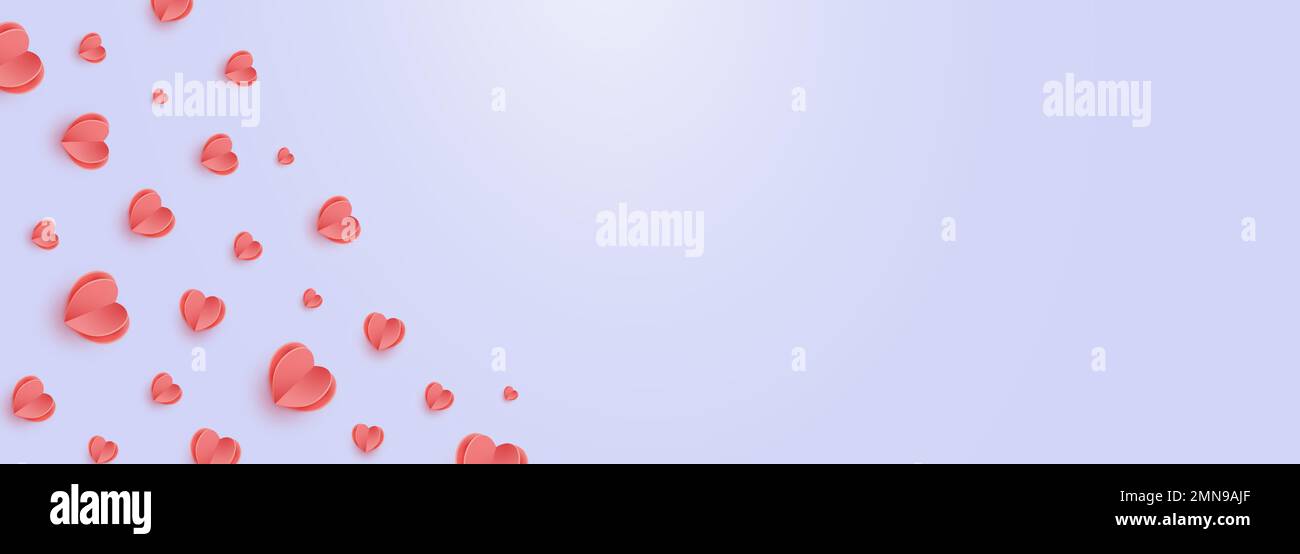Valentines hearts background. Symbols of love in shape of heart for ...