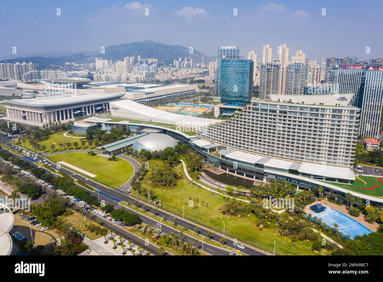 Xiamen international convention and exhibition center hi-res stock ...
