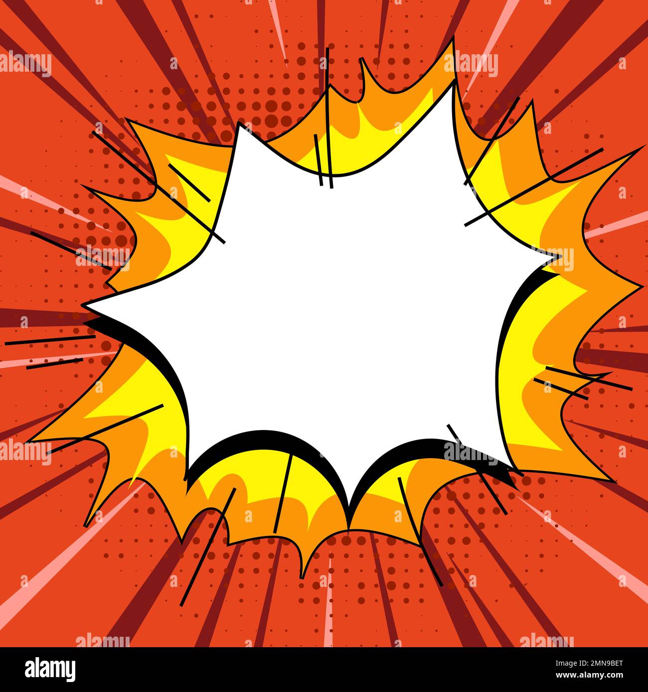 Comics Design Frames. Beautiful Photo Frame Set With Boom Bubbles For ...