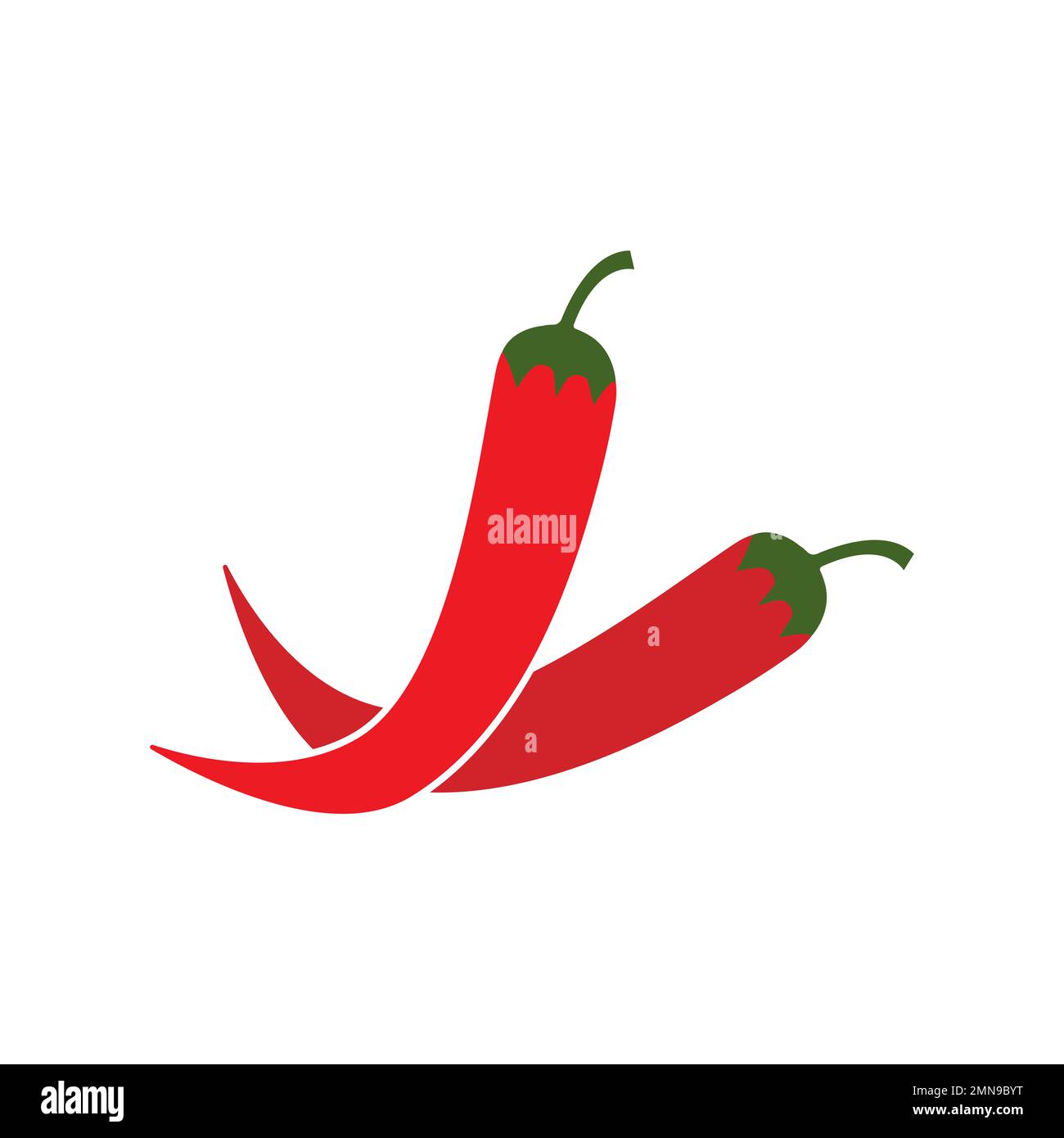 Chili vector icon,illustration logo design template Stock Photo - Alamy