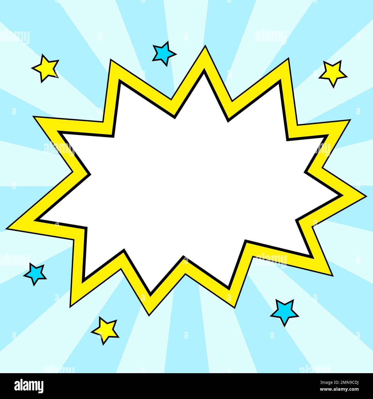 Comics Design Frames. Beautiful Photo Frame Set With Boom Bubbles For ...