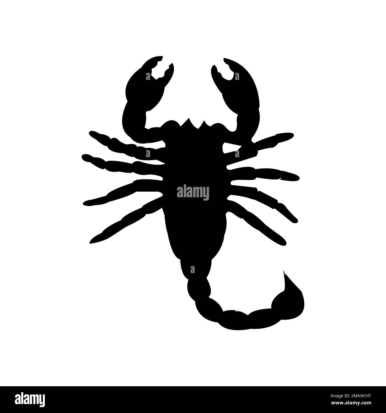 scorpion logo vector illustration design template Stock Photo - Alamy