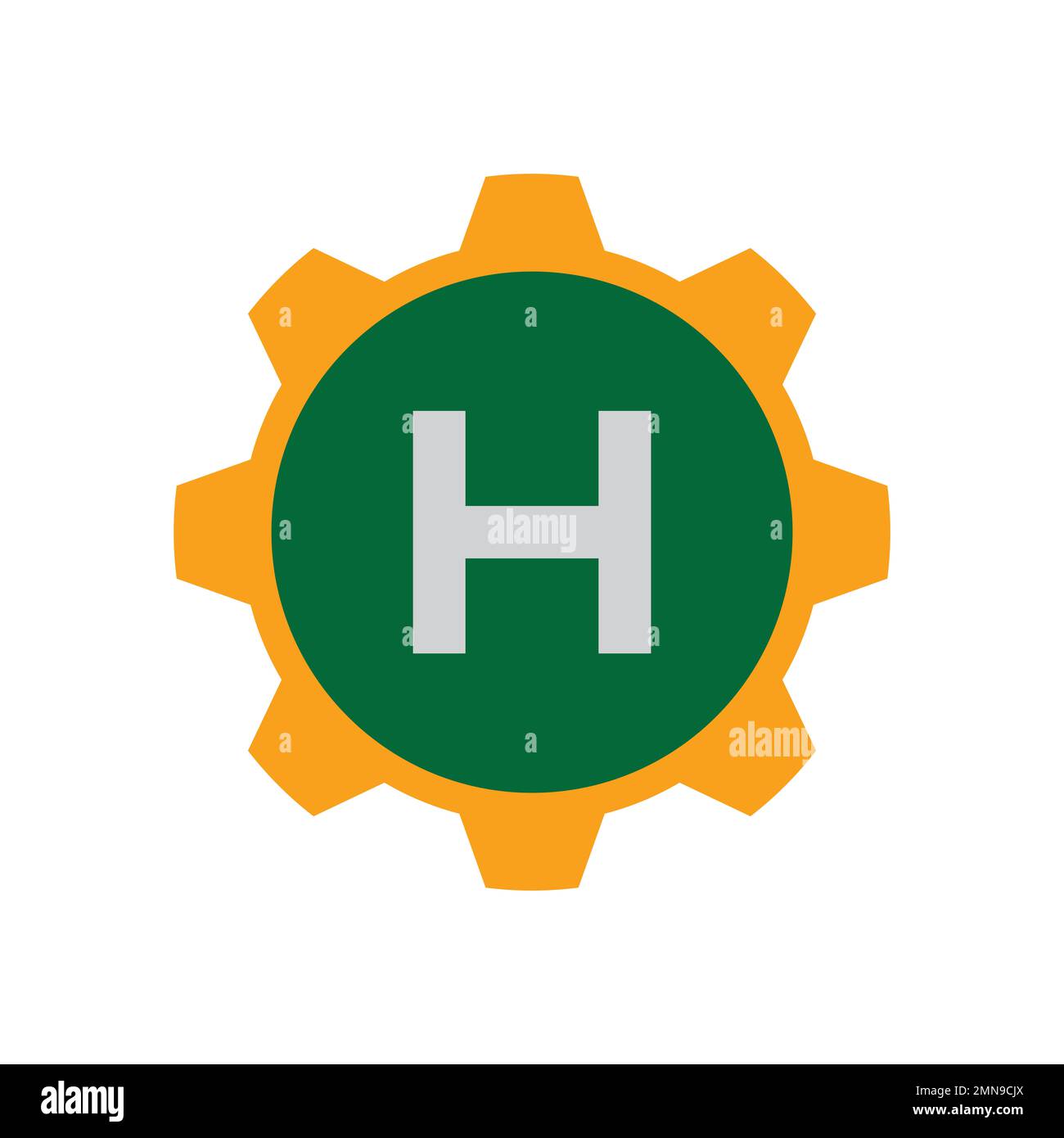 Helipad Icon, Helicopter Landing Pad, Area, Platform, H Letter, Vector ...