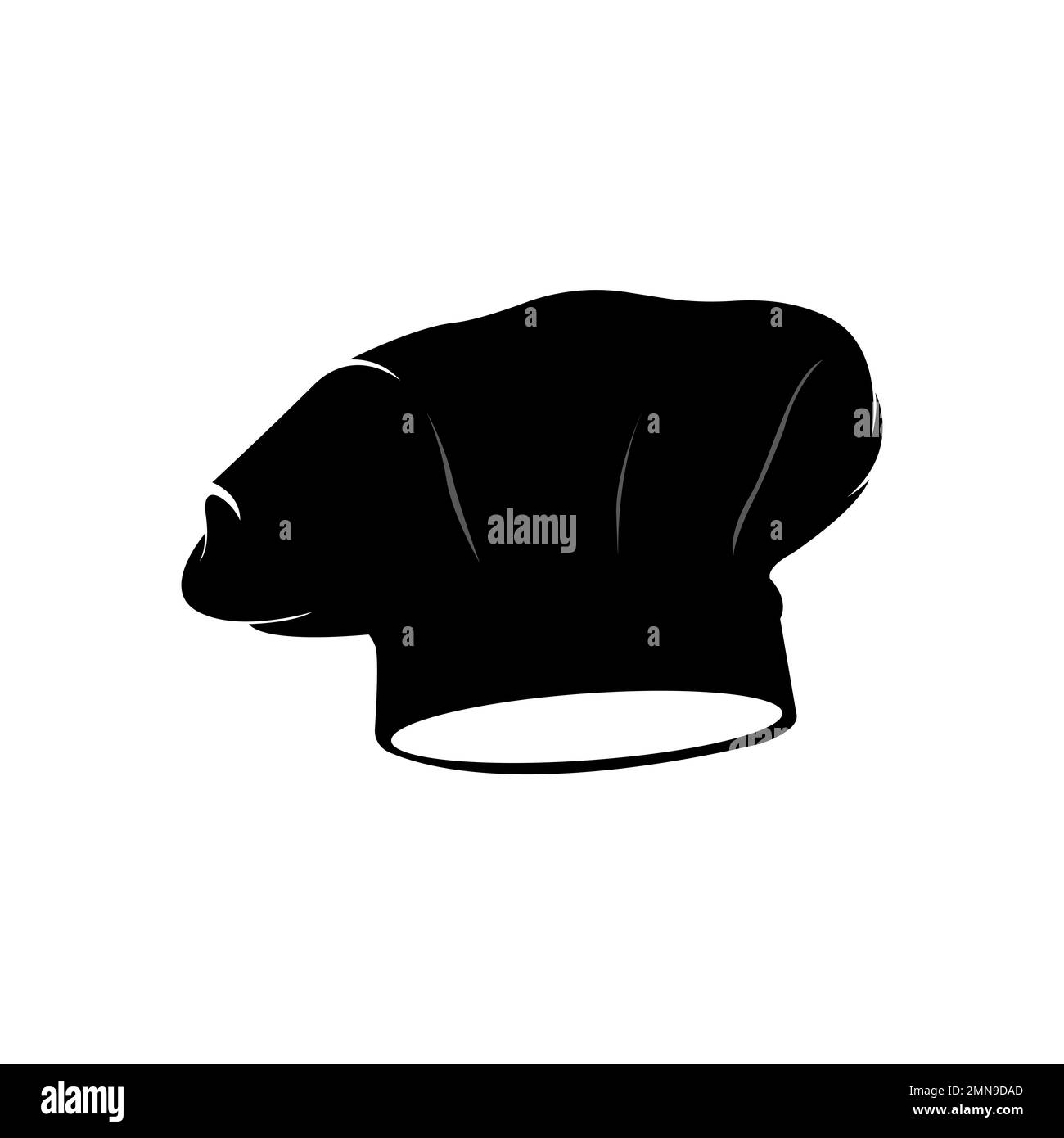 chef hat vector icon illustration logo design Stock Photo - Alamy