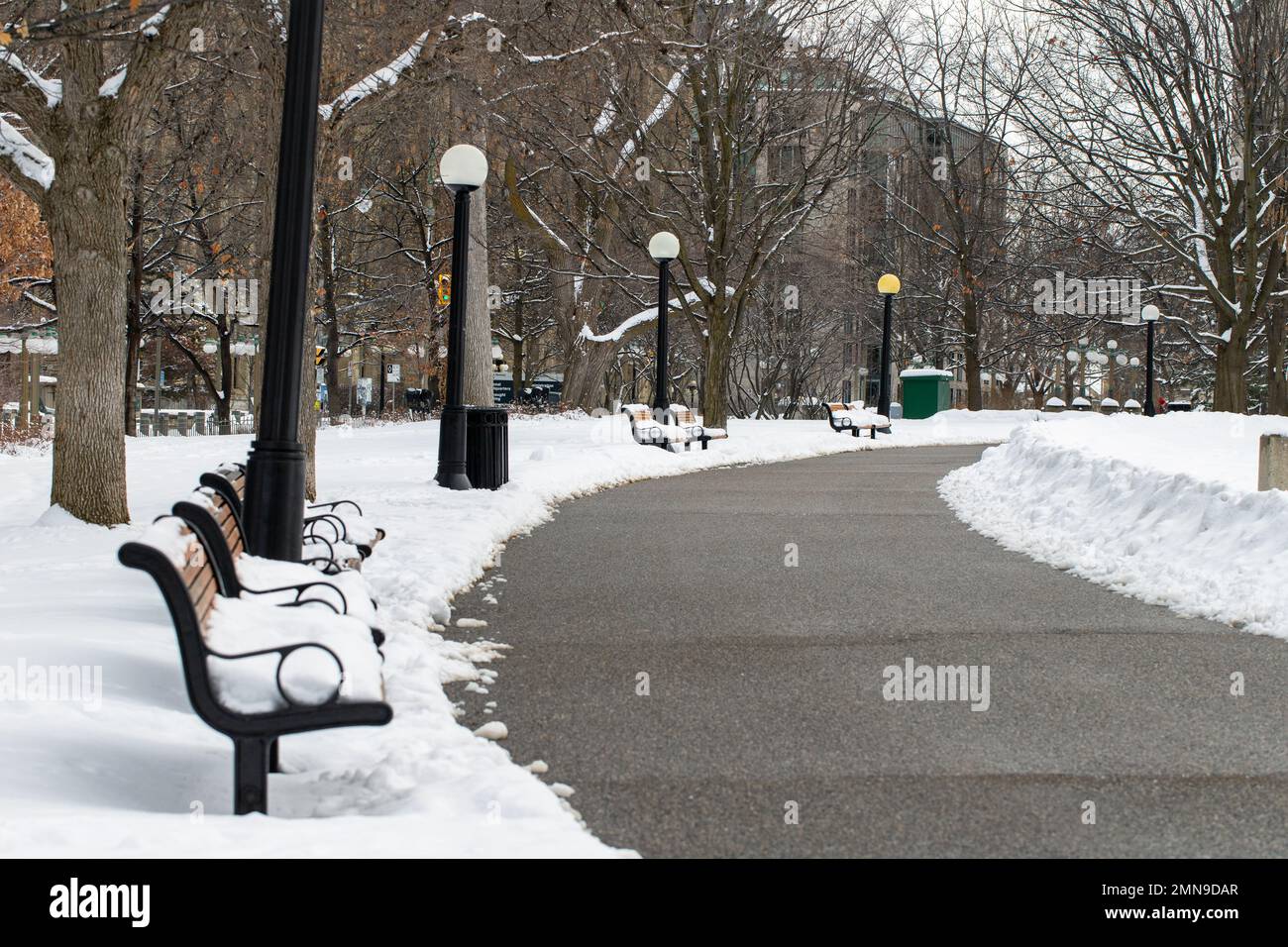 Canada City In Winter