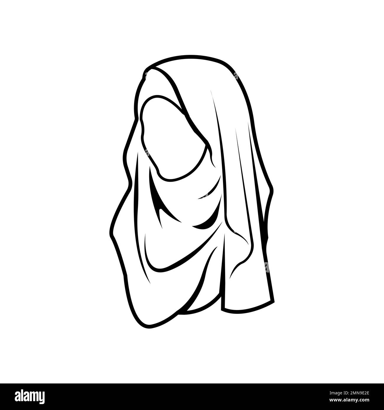 Muslim Kids Clipart Black And White Fish