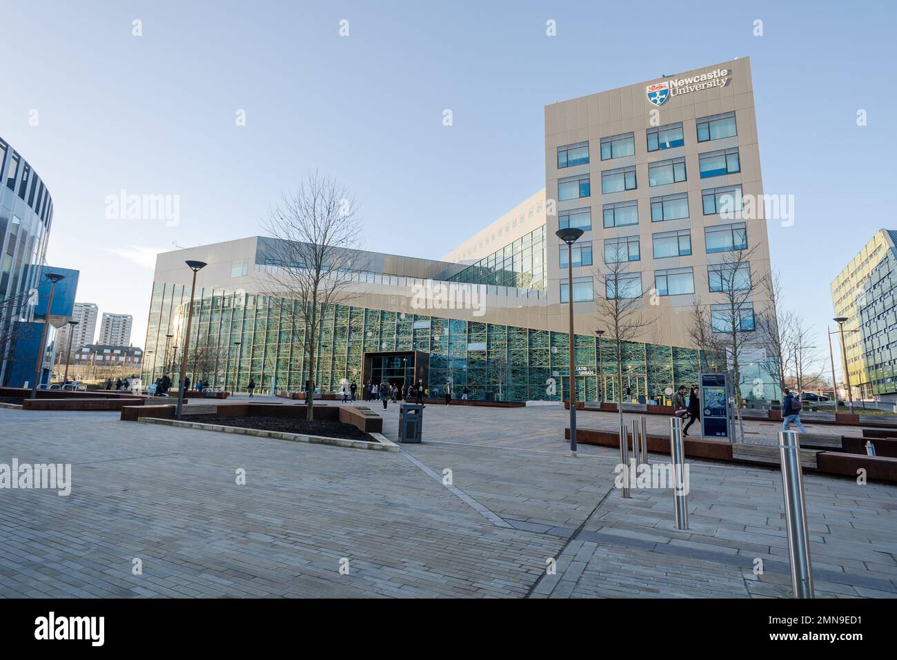 A wide angle of Newcastle University Urban Science building on the ...