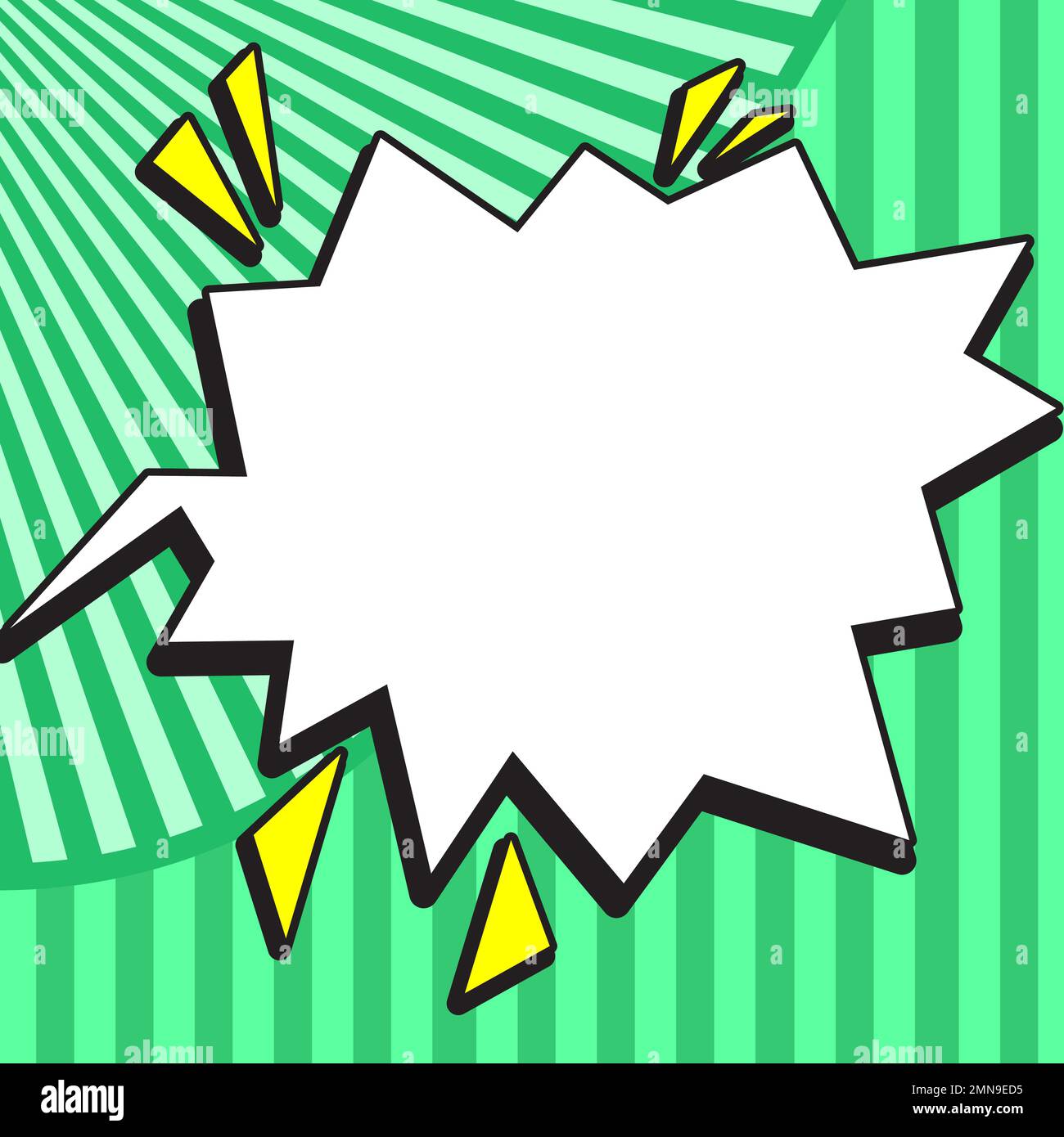 Comics Design Frames. Photo Frame Set With Explosion Bubbles For Add ...