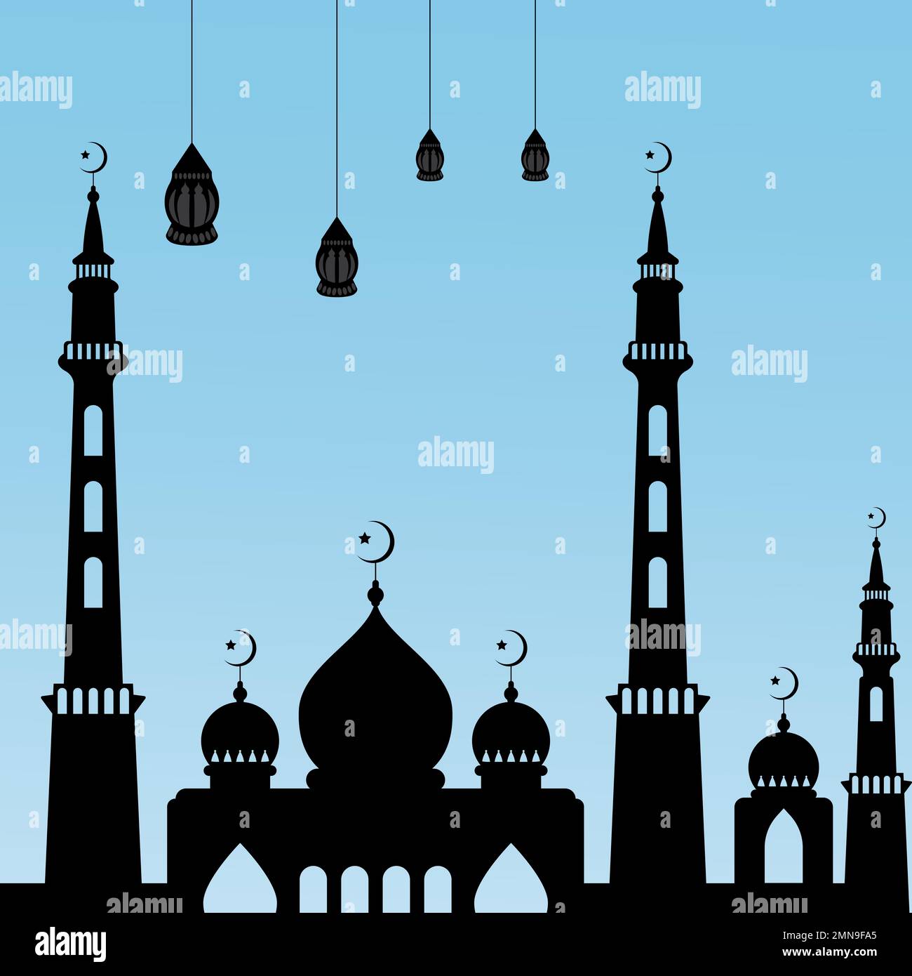 mosque vector logo,illustration symbol design template Stock Photo - Alamy