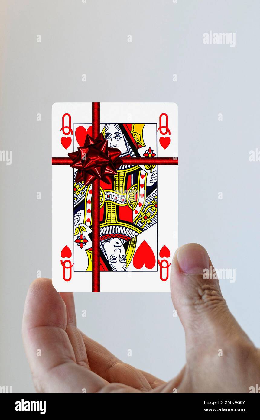 Playing card invitation hi-res stock photography and images - Alamy