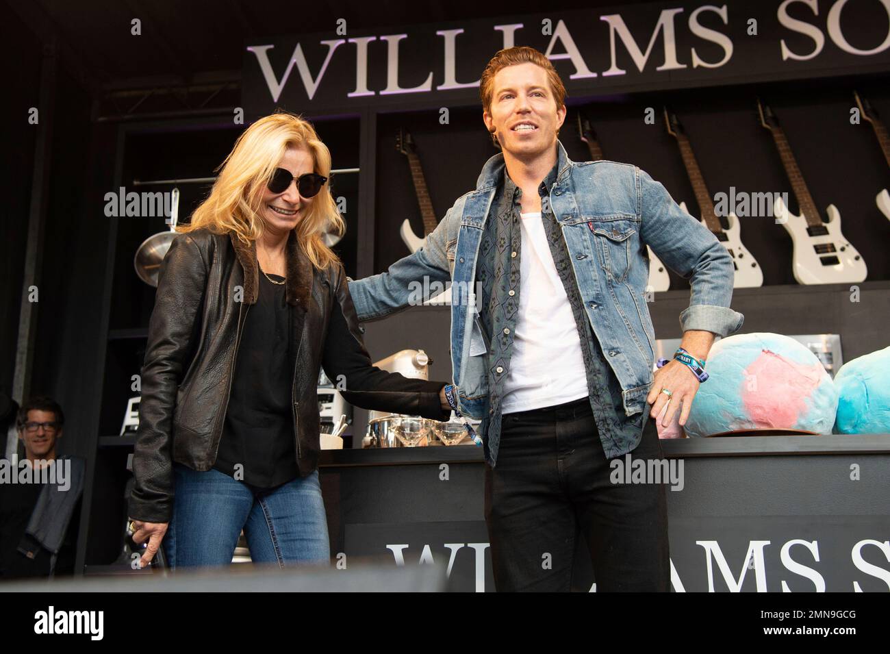 Shaun White, left, and mother Cathy White at the Bottle Rock Napa ...