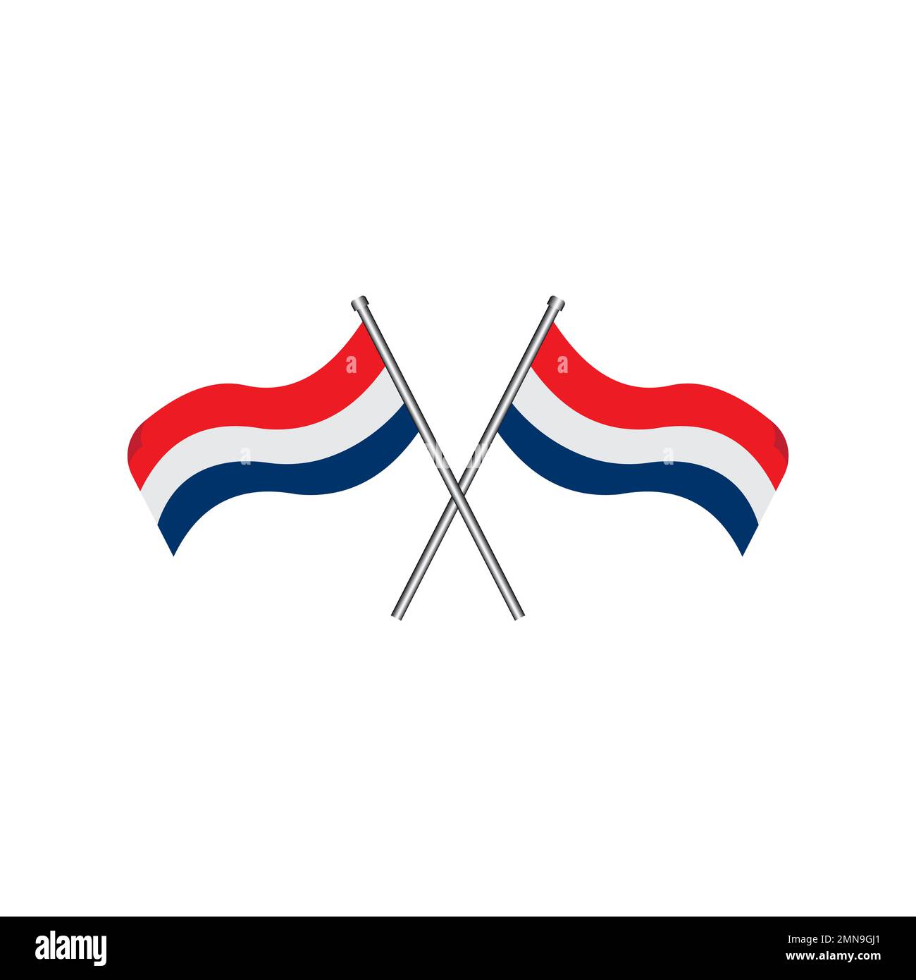 Netherlands flag vector icon illustration symbol design Stock Photo - Alamy