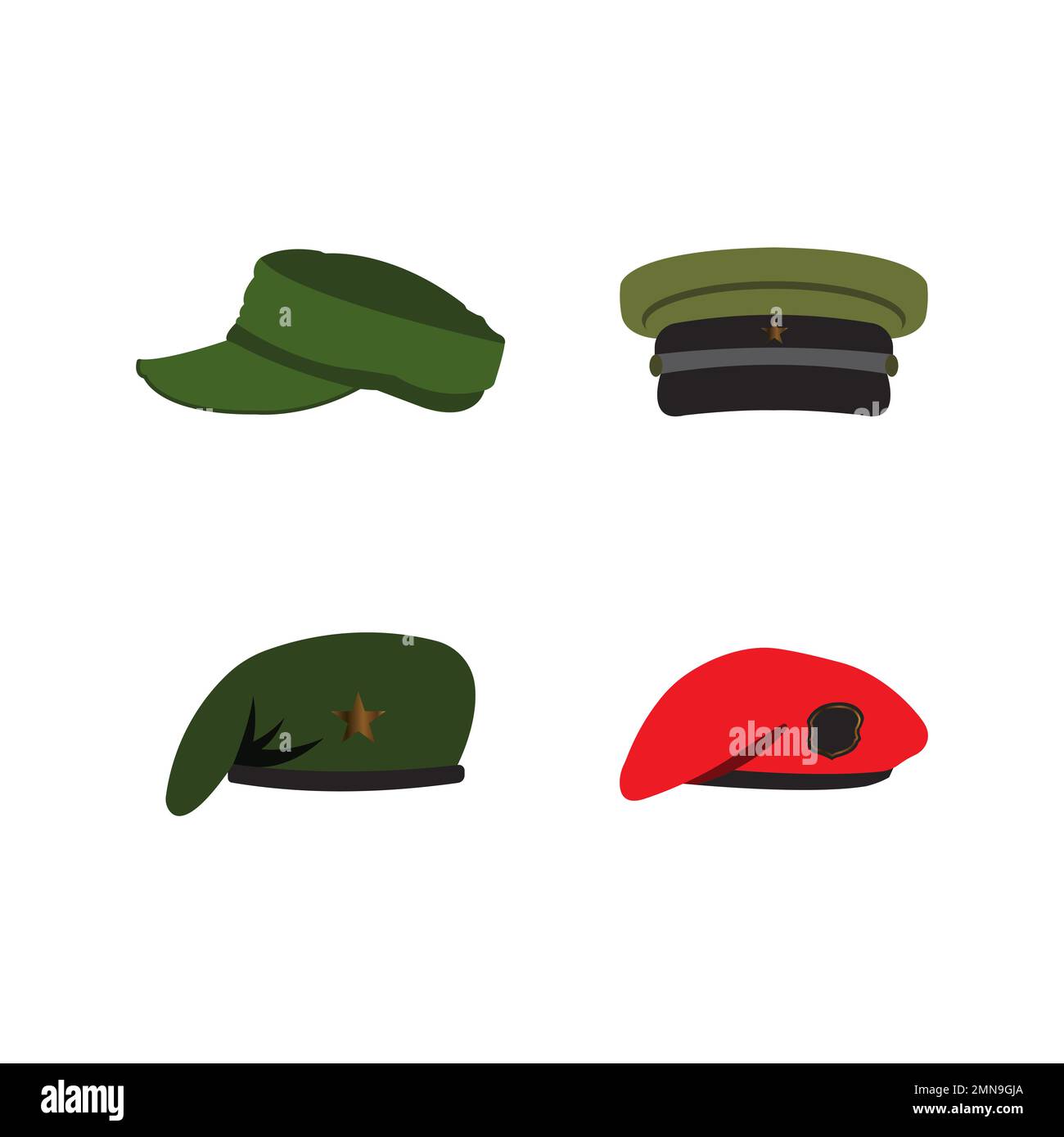 Army green beret hat military hi-res stock photography and images - Alamy