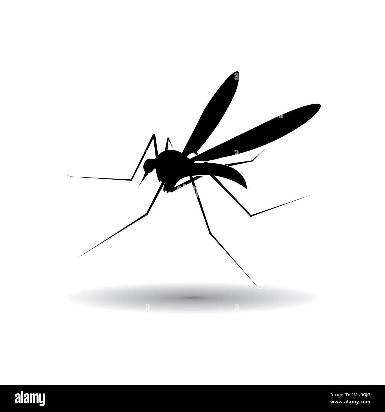 mosquito vector icon,illustration design template Stock Photo - Alamy