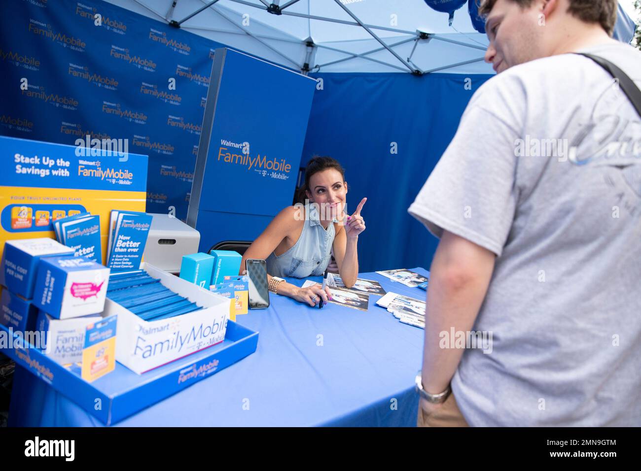 IMAGE DISTRIBUTED FOR WALMART FAMILY MOBILE - Samantha Busch is seen ...