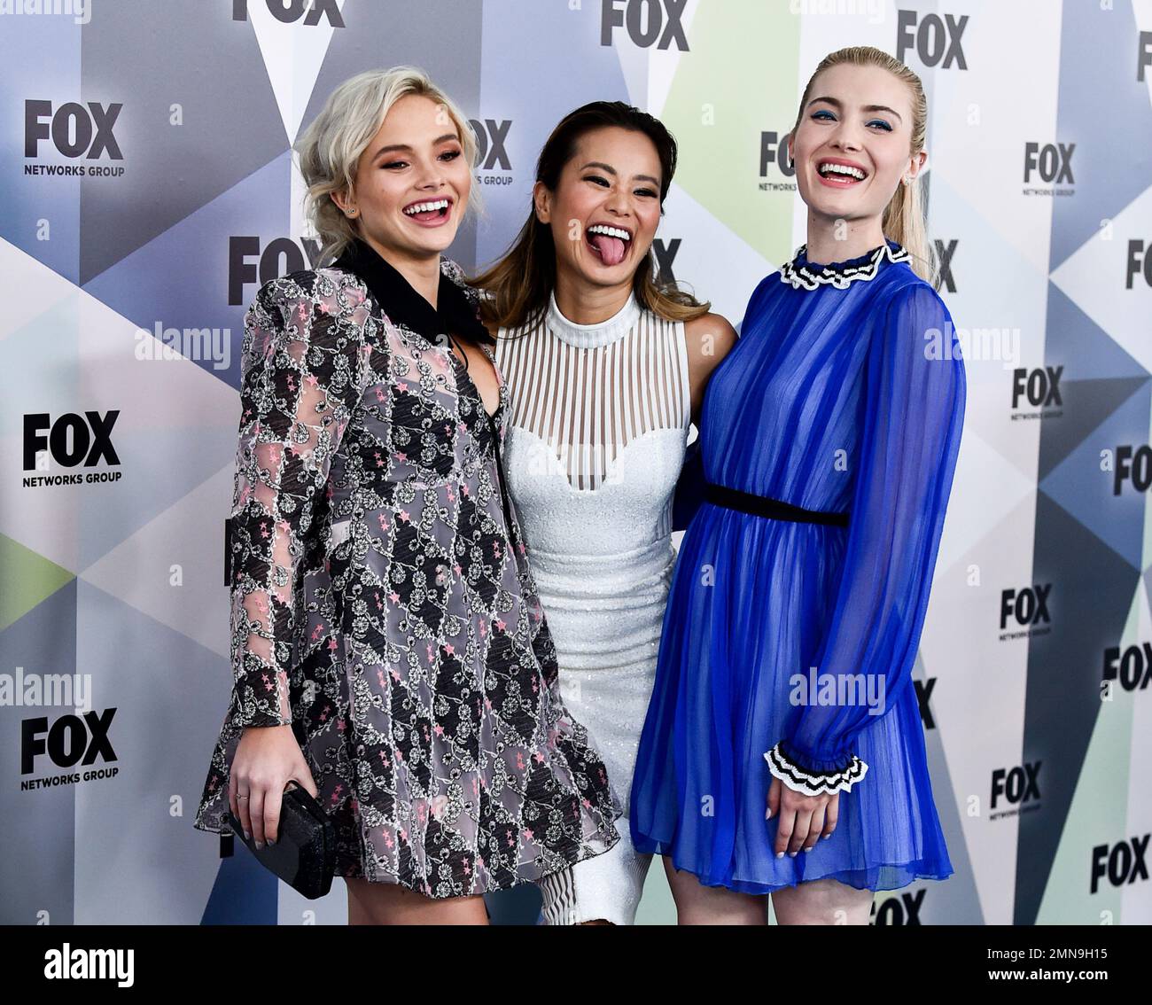 Actors Natalie Alyn Lind, left, Jamie Chung and Skyler Samuels attend ...