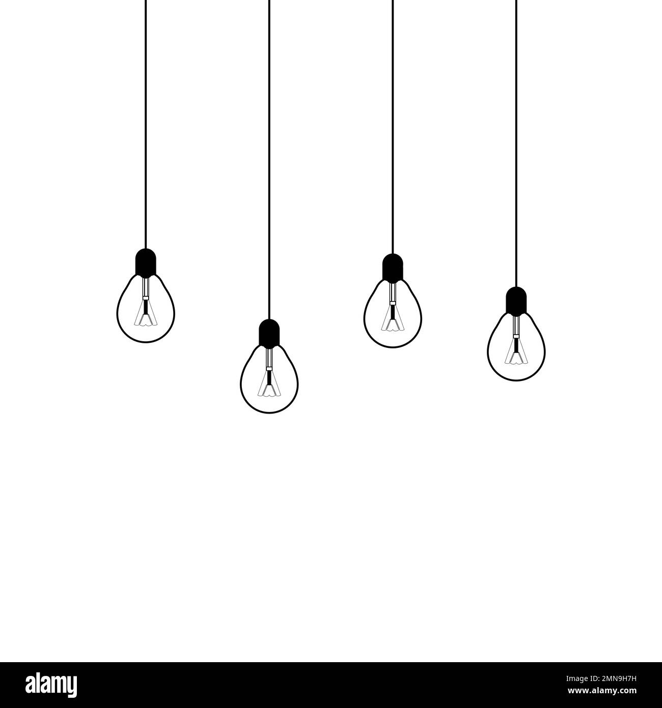 Ceiling Lamp Icon, Home Ceiling Hanging Lighting Lamp Vector Art ...