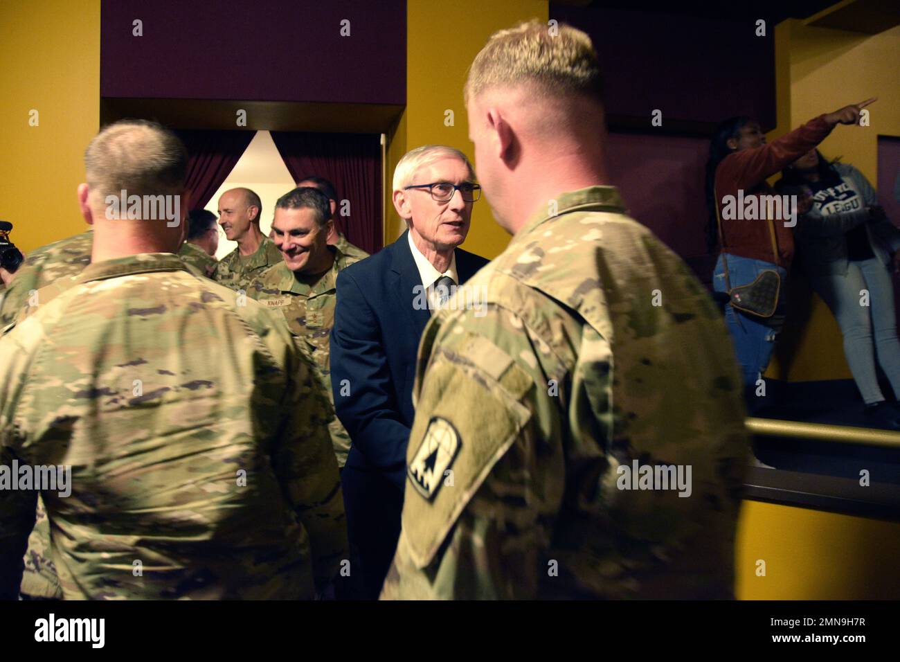 Gov. Tony Evers, Maj. Gen. Paul Knapp — Wisconsin’s adjutant general ...
