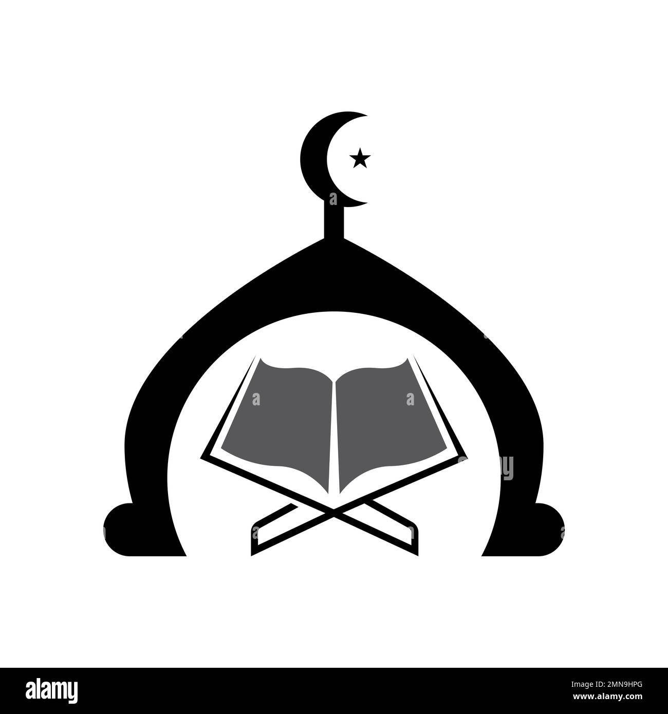 Quran logo vector, illustration symbol design template Stock Photo - Alamy