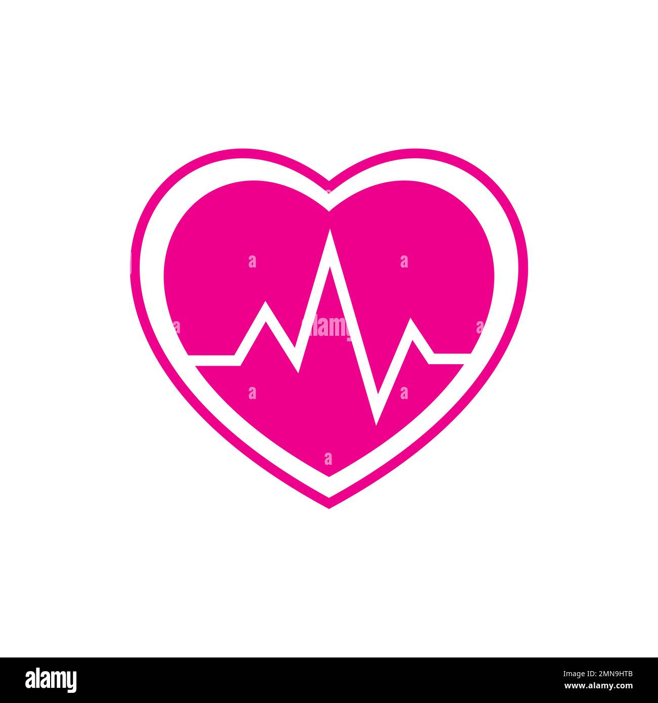 heart logo vector illustration symbol design Stock Photo - Alamy