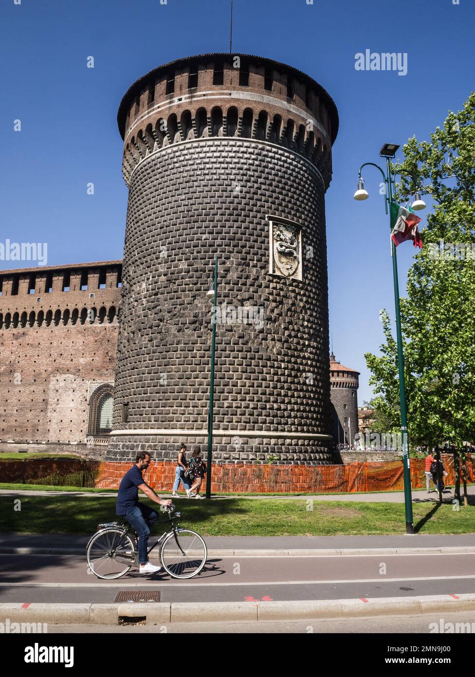 Castello Sforzesco Milan Italy Stock Photo - Alamy