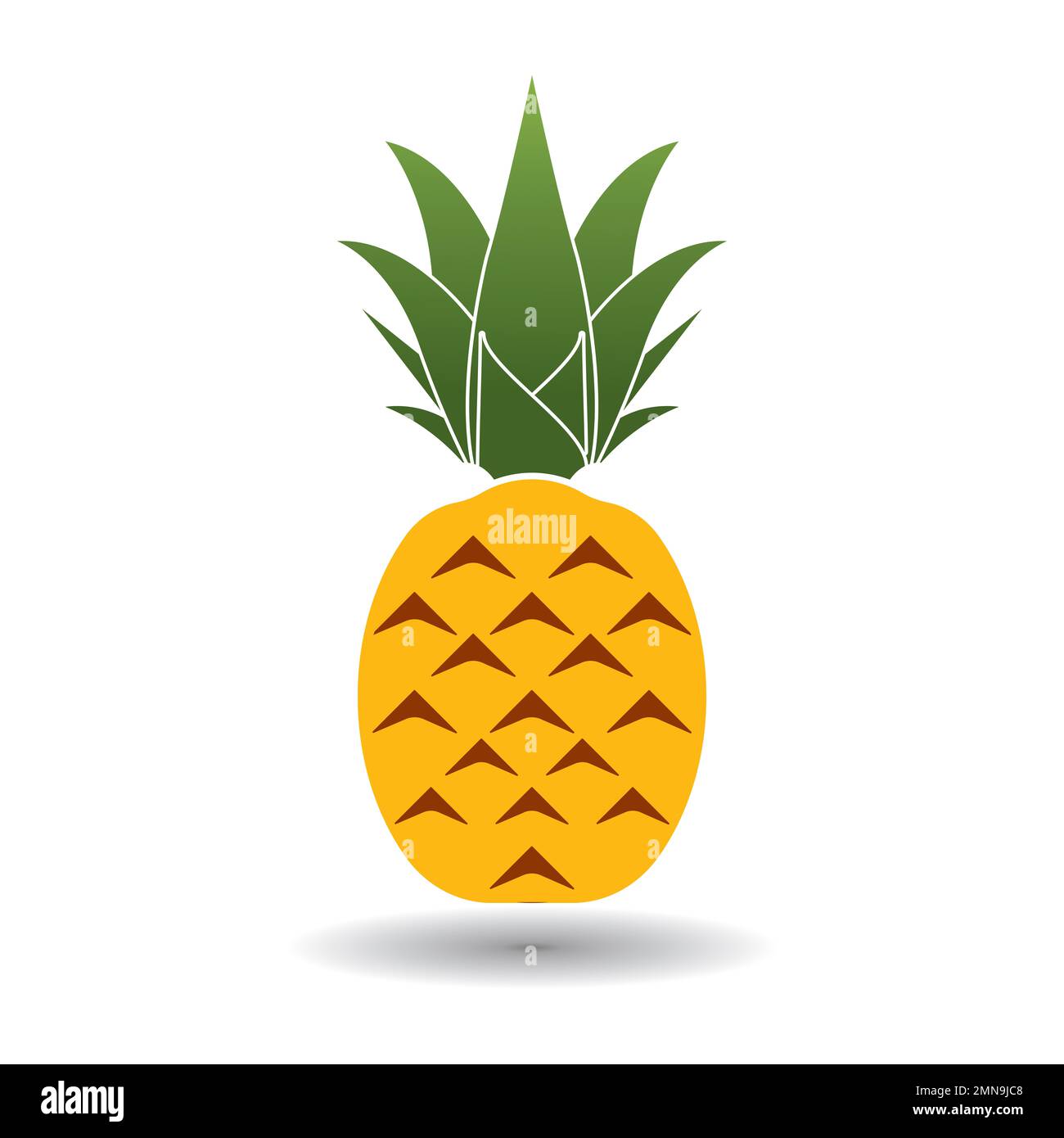 Pineapple vector icon ,illustration logo design template Stock Photo ...