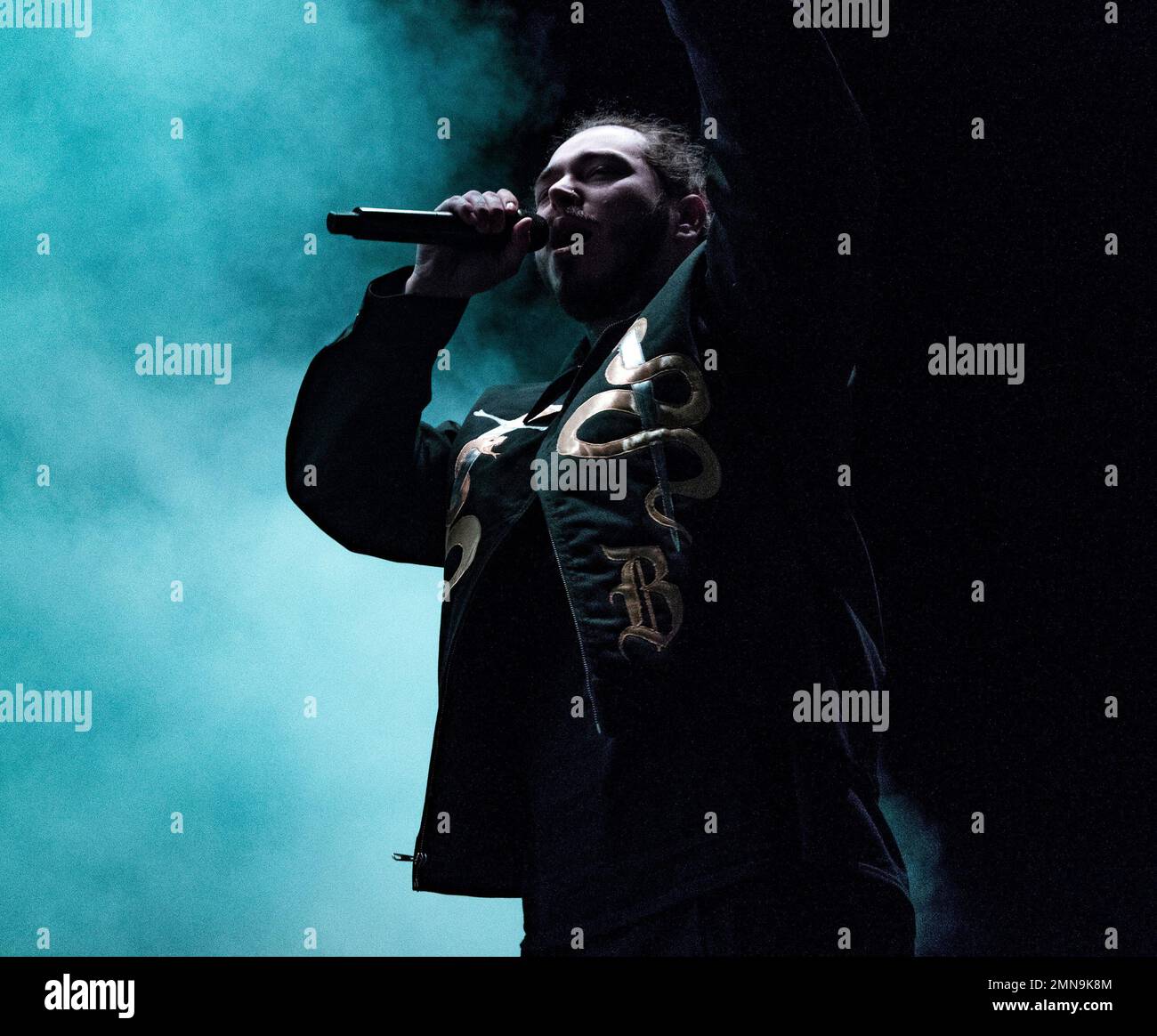 American rapper, singer, and songwriter Post Malone performs at the ...