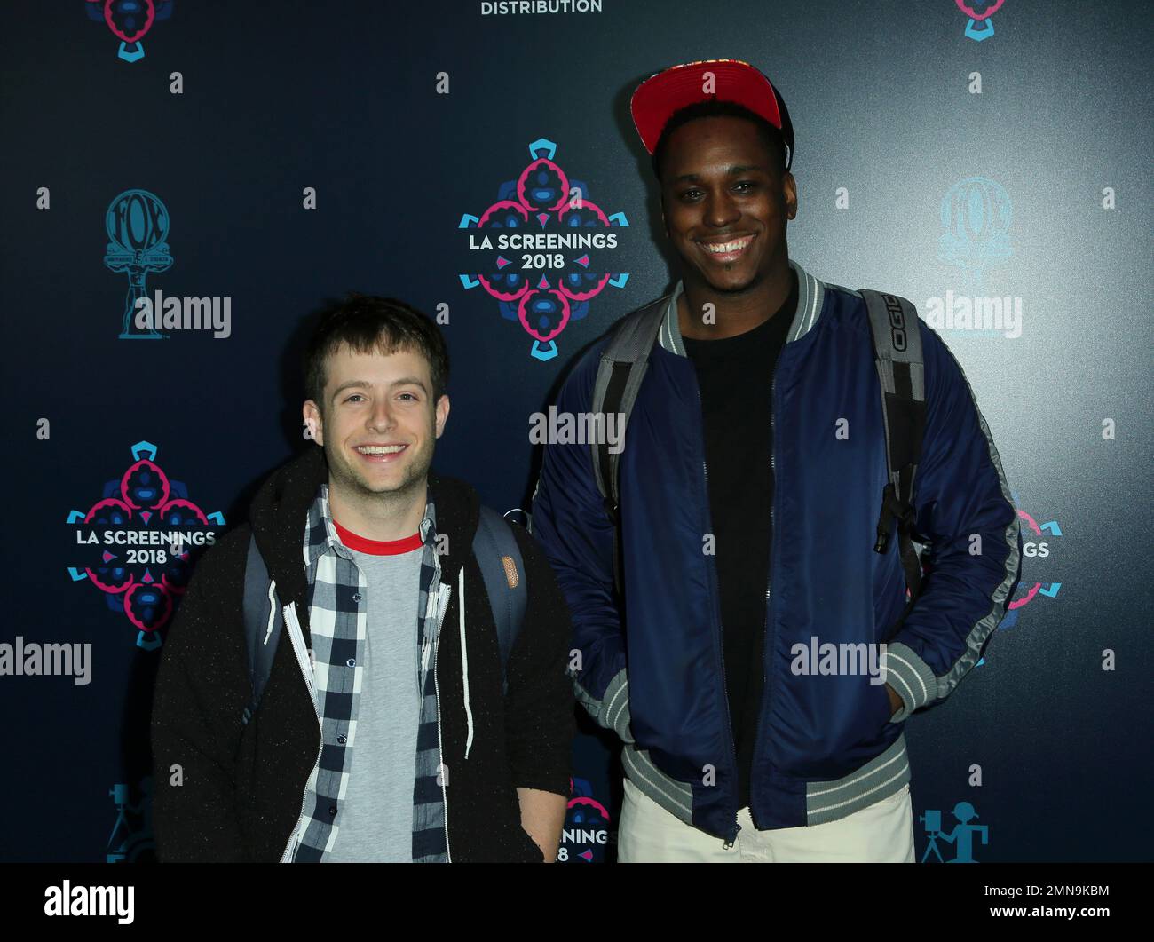Josh Rabinowitz, left, and Kevin Barnett arrive at the 2018 20th ...