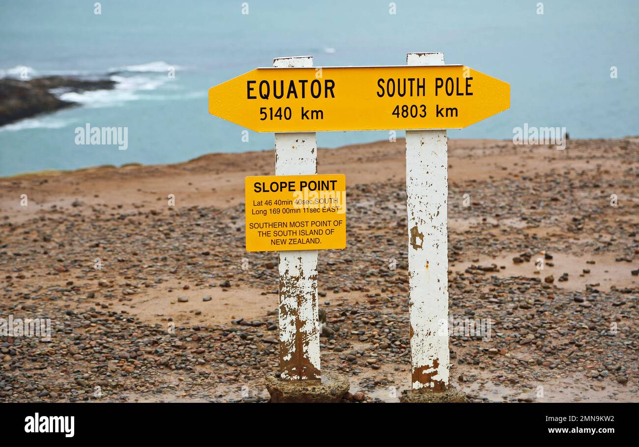 Slope point new zealand hi-res stock photography and images - Alamy