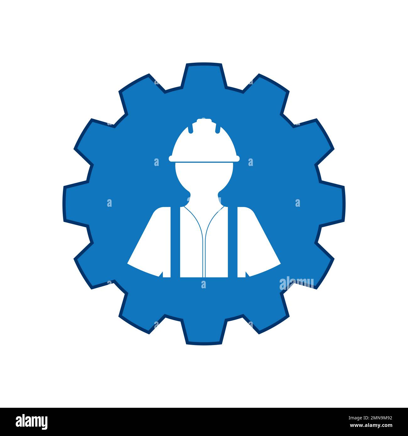 construction worker vector icon.illustration design template Stock ...