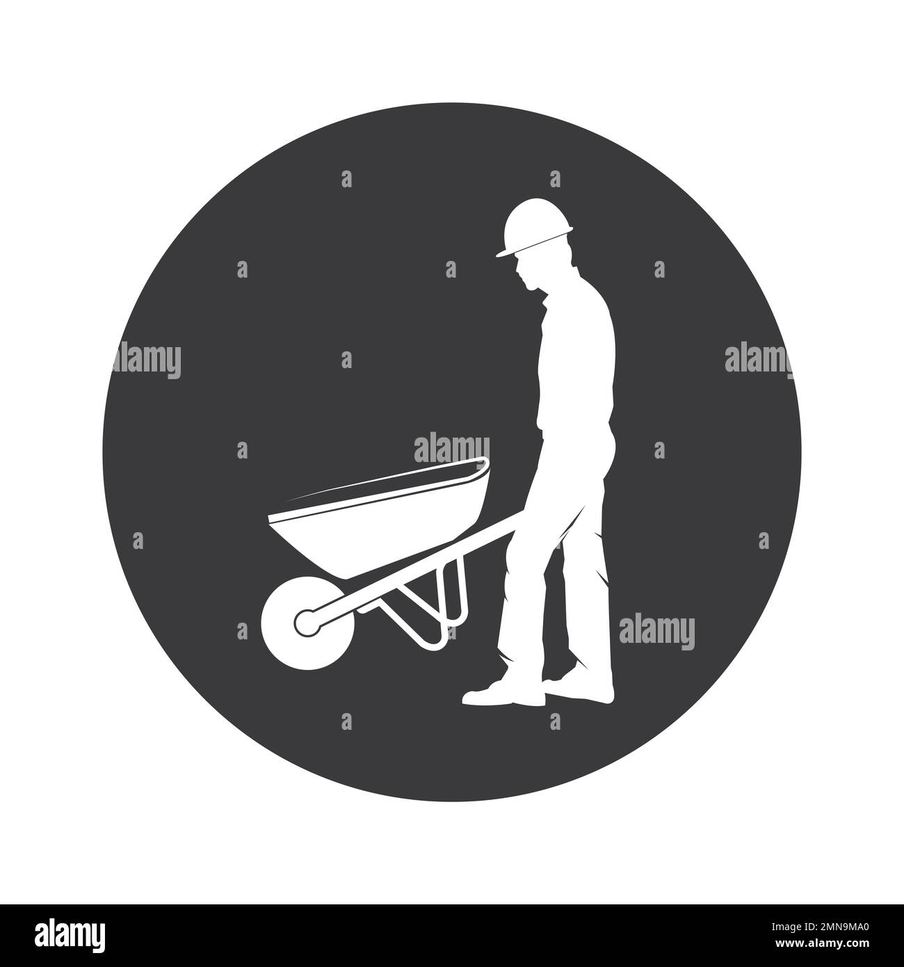 construction worker vector icon.illustration design template Stock ...