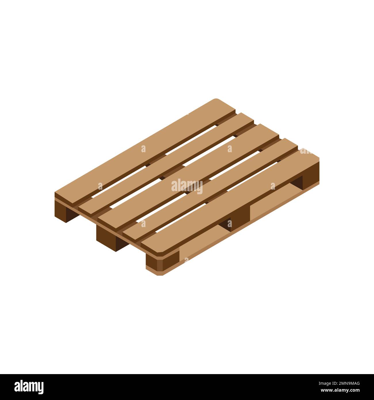 wooden pallet vector icon. illustration design logo template Stock ...