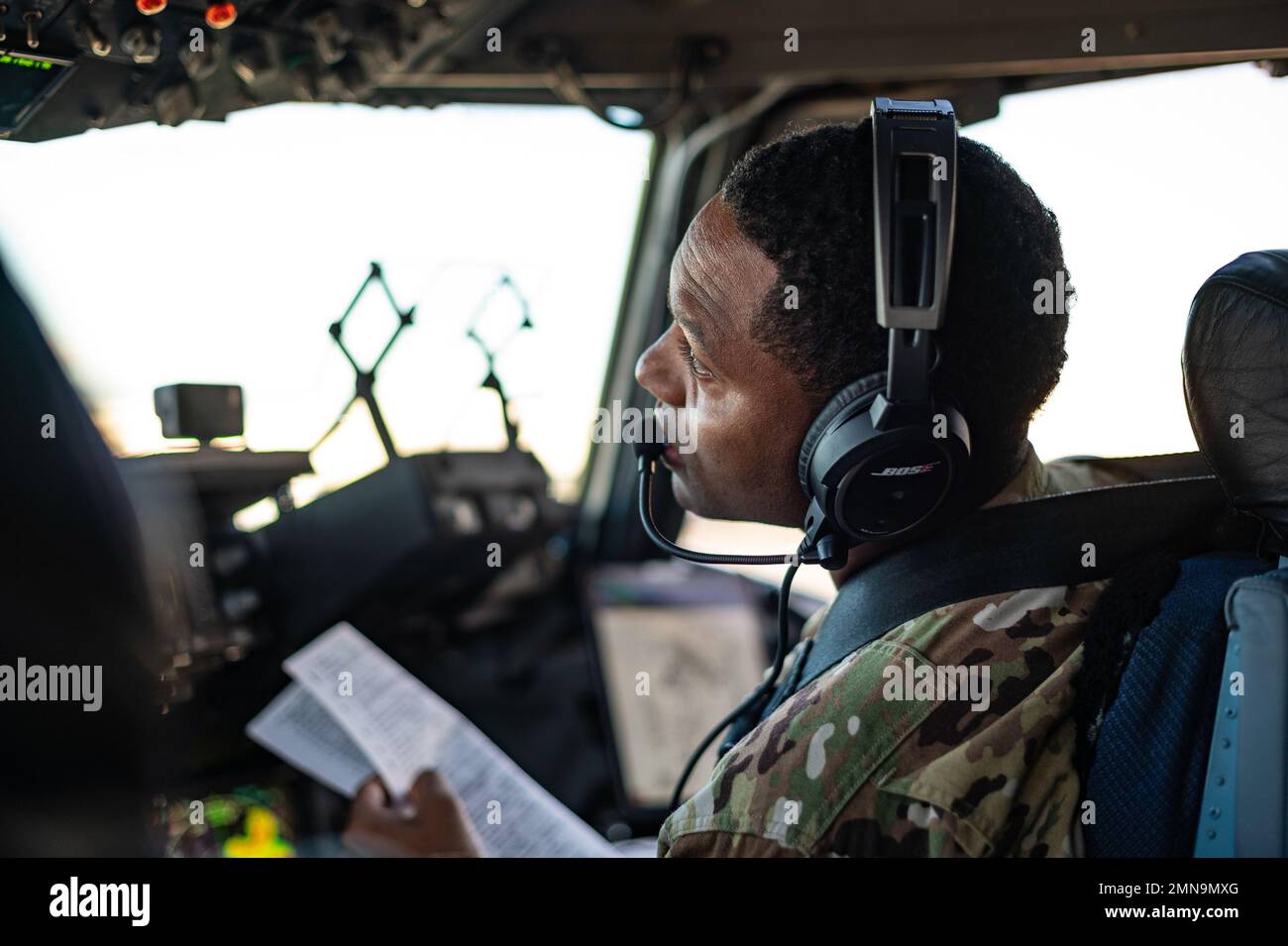 U.S. Air Force Capt. Alex Reynolds, 21st Airlift Squadron C-17 ...