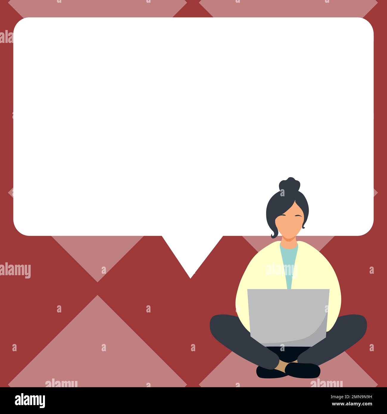 Typing computer behind Stock Vector Images - Alamy